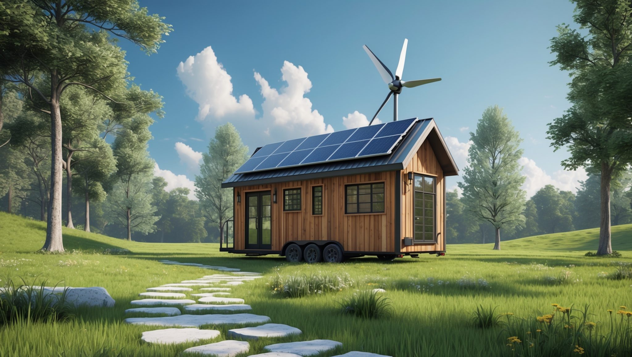 Off-Grid Tiny Home: Hybrid Wind-Solar System Case Study