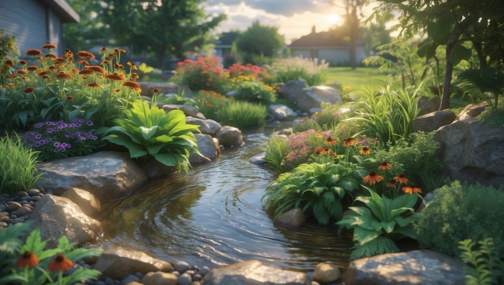 Rain Garden Systems: Myths, Benefits & Setup for Water Savings