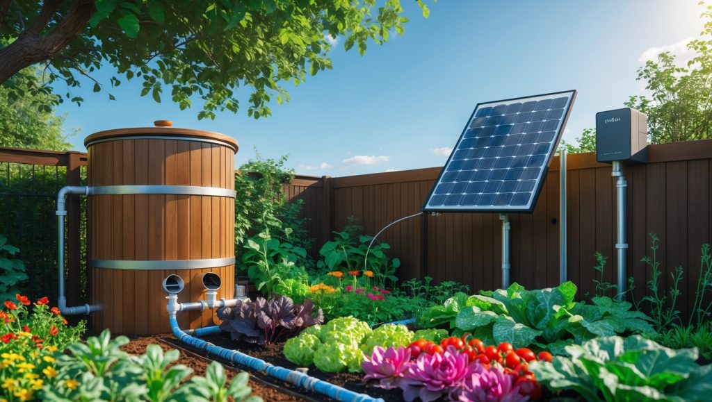Solar-Powered Rain Barrel Irrigation: Step-by-Step Guide
